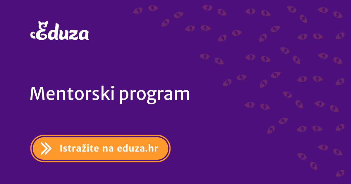 Edukacije, radionice, webinari i tečajevi za: Mentorski program